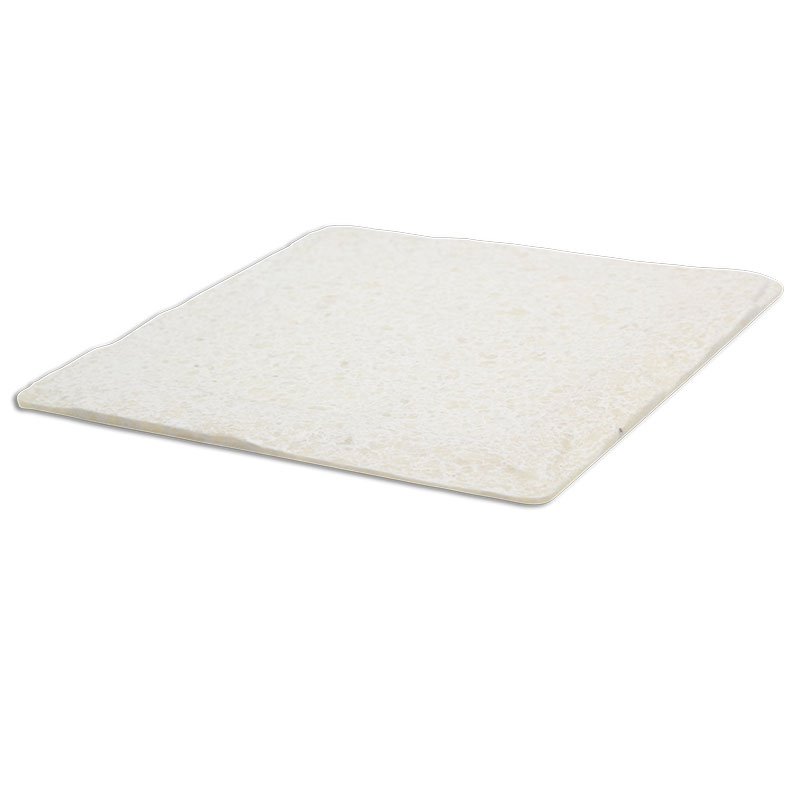 Base cuadrada de Melamina 25 x 25 x 1,5 cm ADRIER Terral Blanco mármol